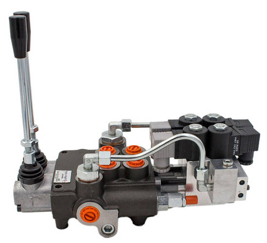 Гідророзпоідльник 2P80 EHOR, з ручним керуванням та електричним ...