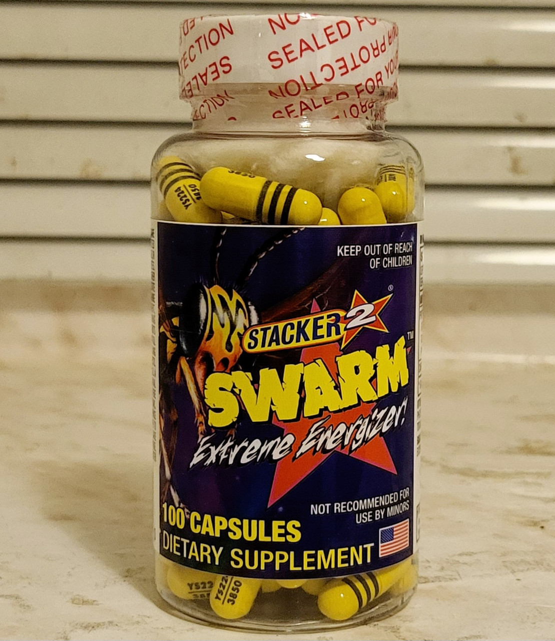 Жиросжигатель Stacker 2 Swarm Extreme Energizer 100 капсул для ...