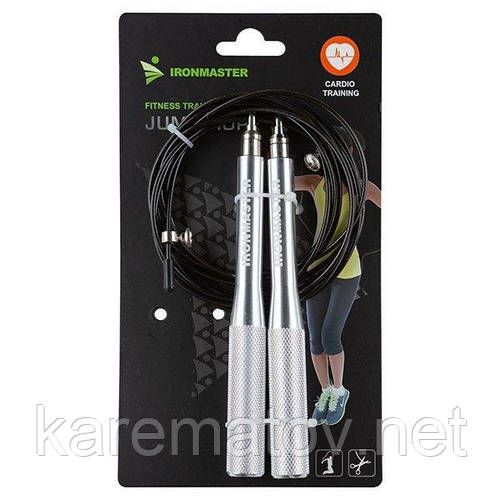 Купить Скакалка IronMaster, кроссфит, алюминий, IR97175, цена 420 ...