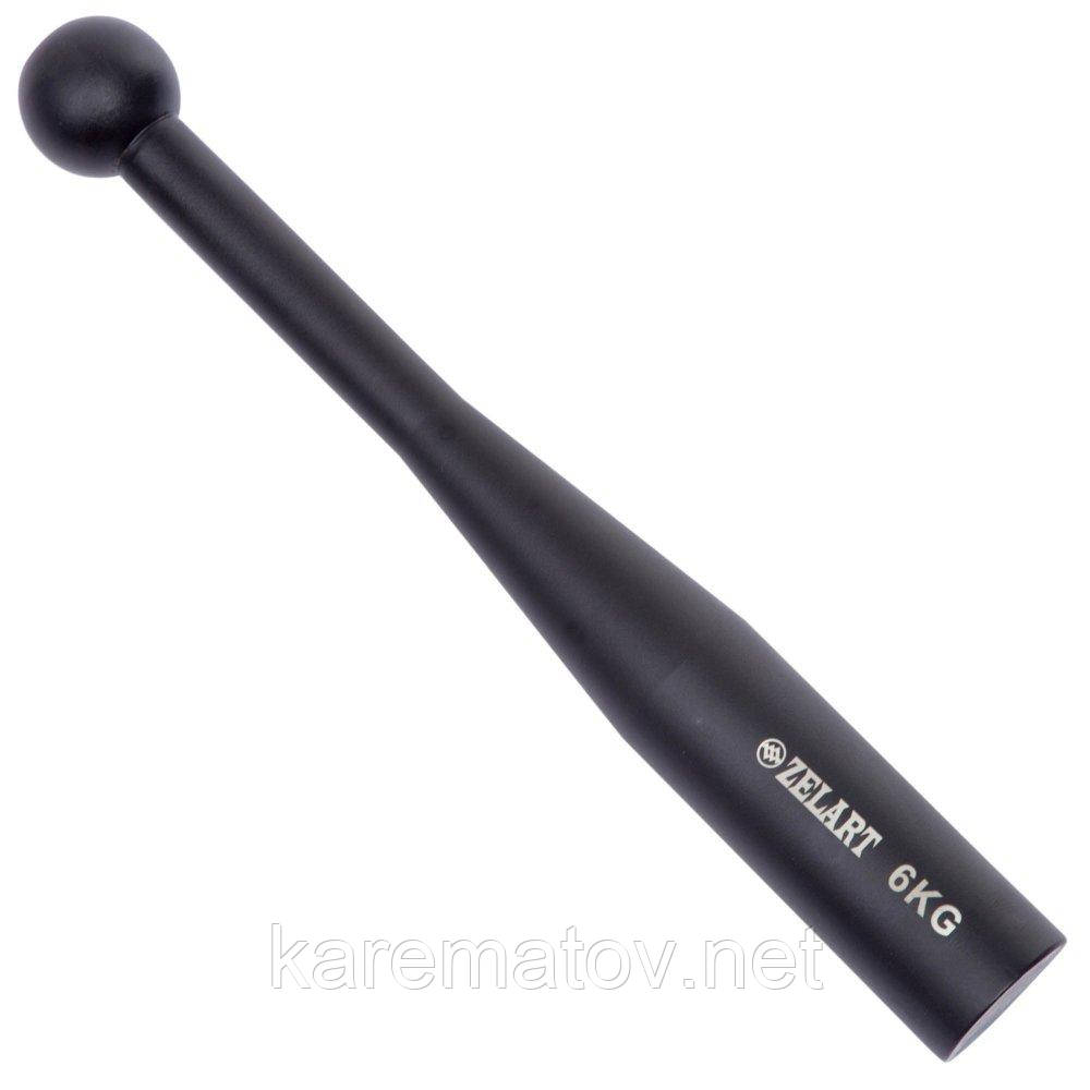 Бита стальная для функциональных тренировок (1шт) TA-0923-6 6кг STEEL ...
