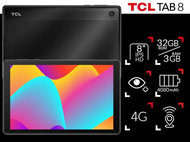 Купить Планшет TCL TAB 8 (9132G1) 8" 3GB, 32GB, LTE, 4080mAh, Android, чорний, цена 5799 ...