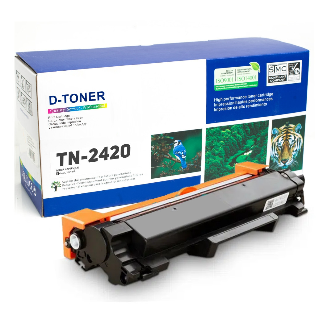 Сумісний картридж BROTHER TN-2420 Black, підвищеної ємності, 3000 стор ...