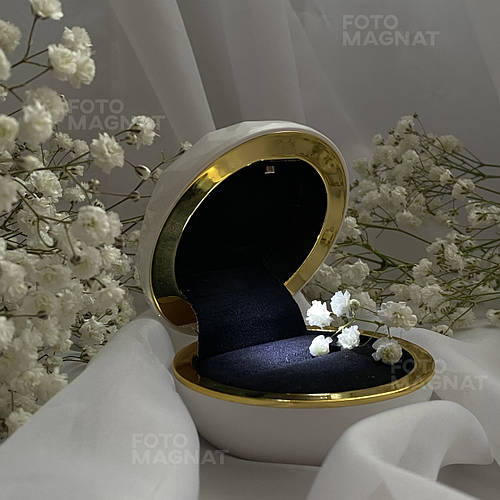Купить Коробочка для кольца с подсветкой Diamond - Футляр шкатулка для ...