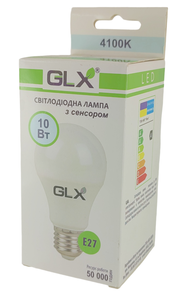 Светодиодная LED лампа А60 Sensor со встроенным датчиком движения 10W ...