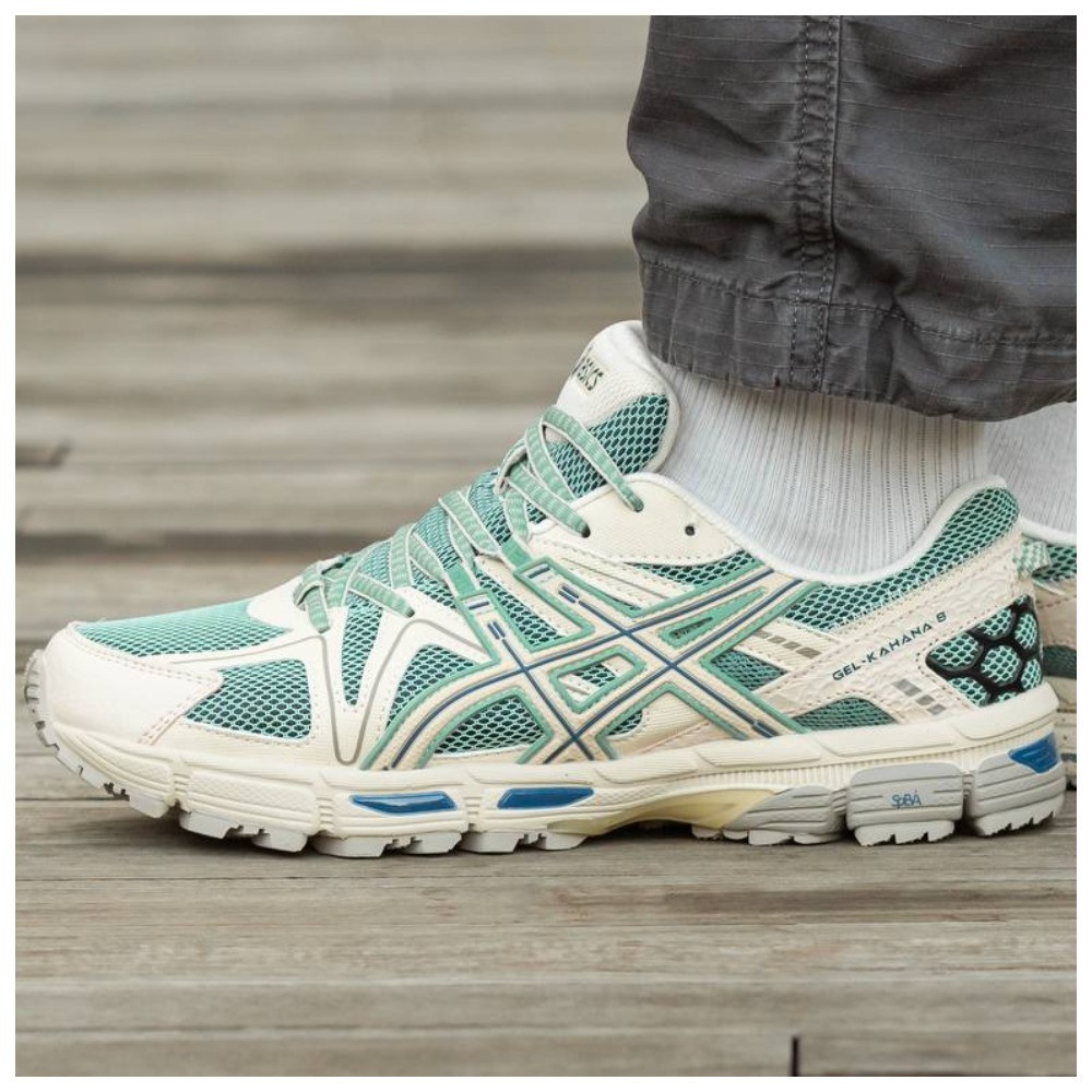 Мужские / женские кроссовки Asics Gel-Kahana 8 Beige Mint, унисекс ...