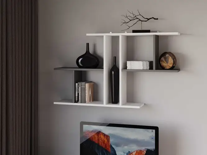 Навісна поличка для книг Ш1048 В600 Г180 ціна 720 ₴ купити на Prom Ua Україна Київ