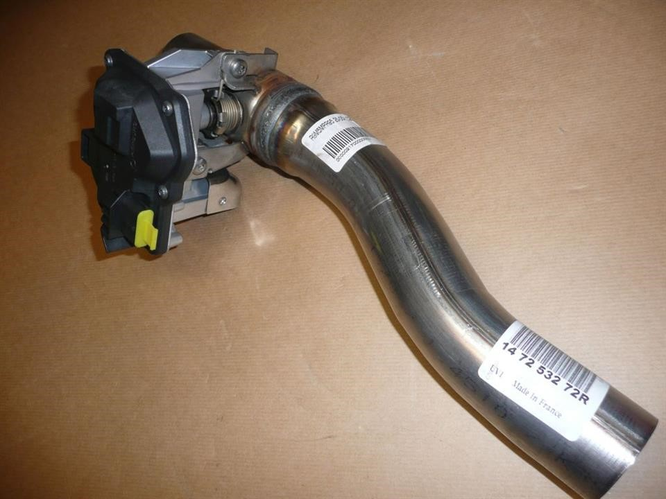 Купити 147253272R, Випускна труба з заслонкою EGR Renault Megane 3 ...