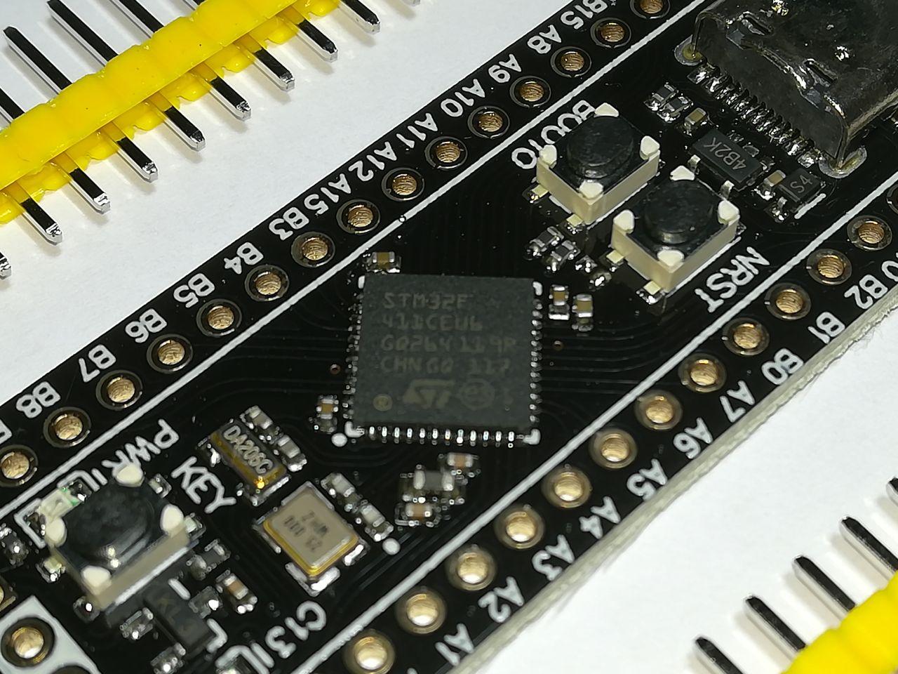 Купити Модуль STM32F411CEU6 Black Pill мікроконтролер, ціна 370 ...
