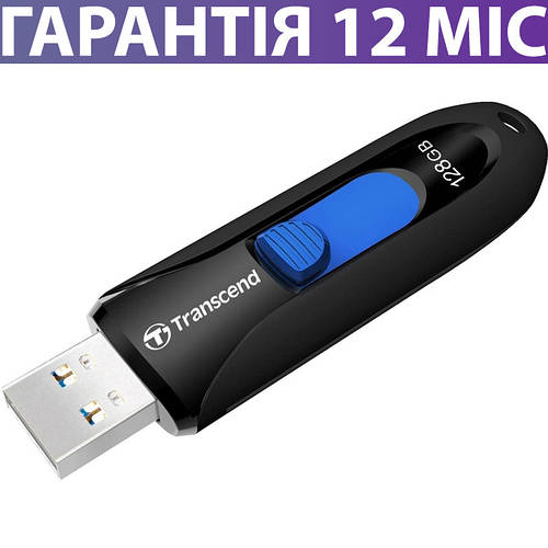 Купить Флешка 128 ГБ USB 3.1 Transcend JetFlash 790, черная, с ...