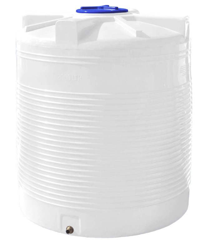 Купить Бочка вертикальна на 2000 літрів (2м3) поліетиленова, цена 9727 ...