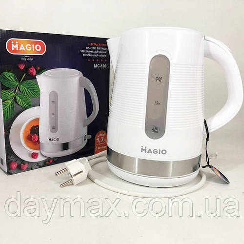 Купить Електрочайник MAGIO MG-100, електронний чайник, чайник дисковий, гарний електричний ...