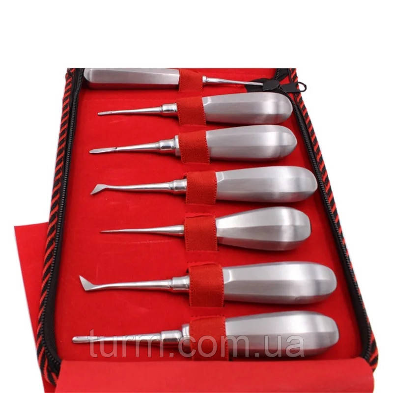 Купить Хирургические элеваторы для удаления зубов, набор 13шт, цена ...