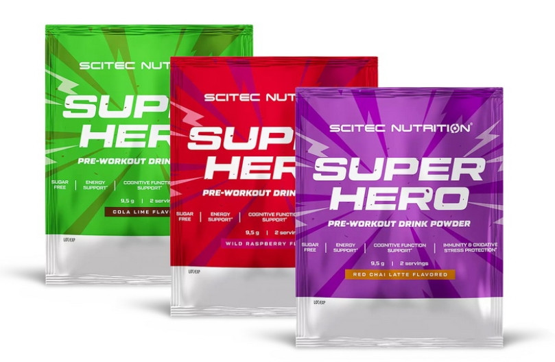 Купить Предтренировочный комплекс Scitec Nutrition Super Hero 9,5г ...