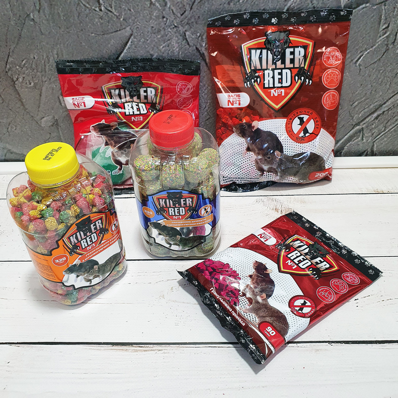 Купить Red Killer тесто микс родентицид приманка 220г (50), цена 15.88 ...