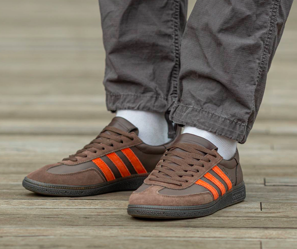 Кроссовки мужские Adidas Spezial темно-коричневые, Адидас Спешил ...