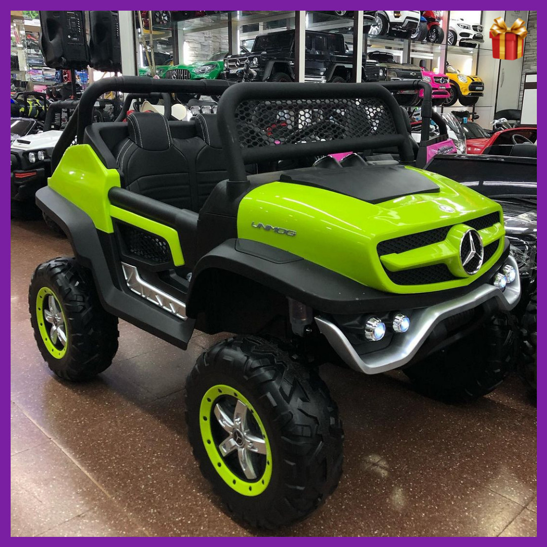 Детский двухместный электромобиль Джип M 4133 EBLR-5, Mercedes Benz ...