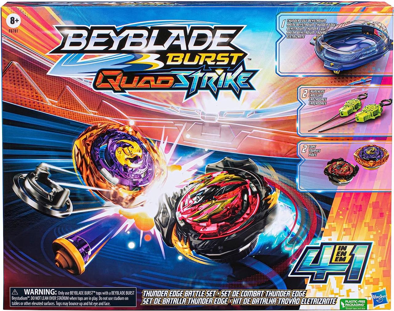 Арена Бейблейд Beyblade Burst QuadStrike Thunder Edge Battle Set (ID ...