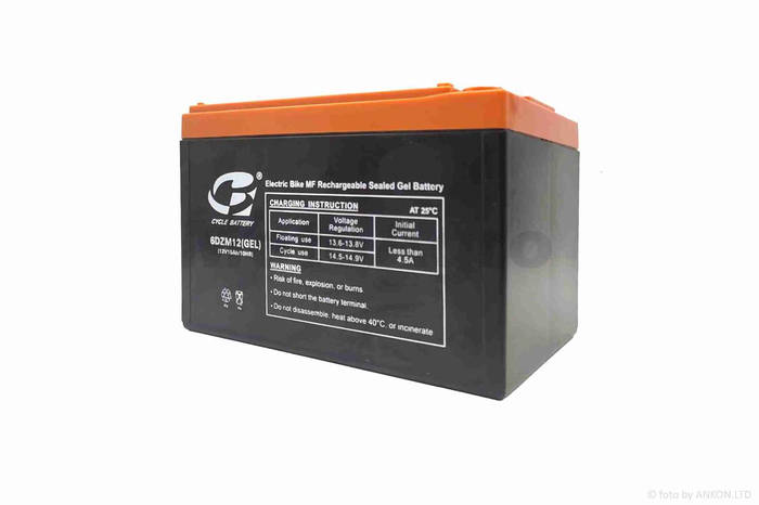 Купити АКБ AGM 12 V 15A 150-101-99 mm 6-DZM-12 тяговий "B-CYCLE ...