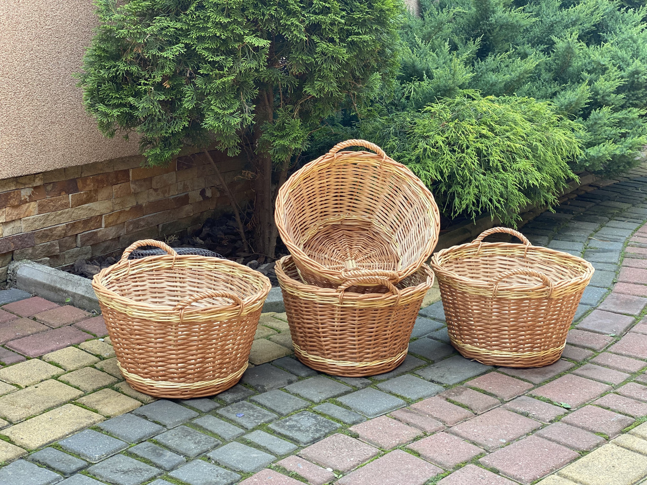 Плетений кошик для зберігання Арт 7325 продаж ціна у Хусті Кошики плетені вироби від