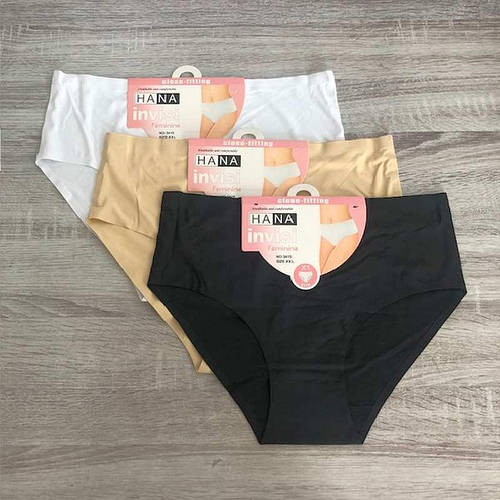Трусы высокие женские Hana invisi 3415 безшовные гладкие L-3XL, цена: 110 ₴, купить на Prom.ua