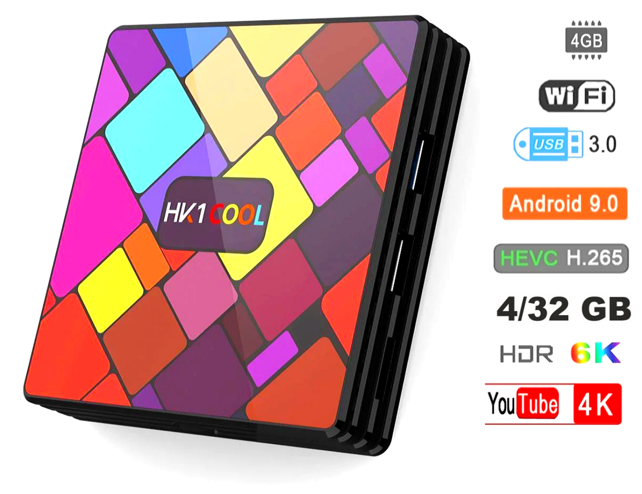 Приставка HK1 COOL (4/32) | Андроид Смарт ТВ Приставка | ТВ Бокс — в ...