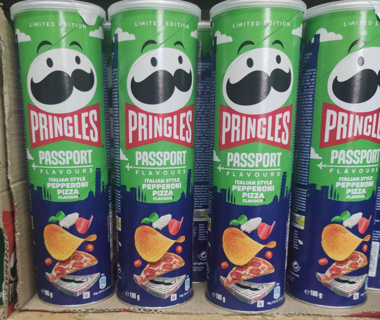 Купить Чіпси/Снеки Pringles Passport Italian Style Pepperoni Pizza 185 ...