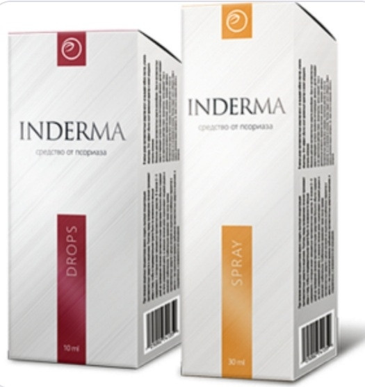 Inderma - комплекс від псоріазу - крем+краплі (Индерма) (ID#1900580763), ціна: 190 ₴, купити на ...