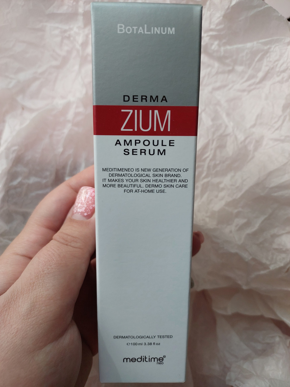 Ліфтинг-ампула з ботуліном та пептидами проти зморшок Meditime ...