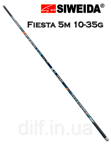 Вудка Siweida Fiesta Pole, 5м. 10-35г Махове вудилище без кілець (ID ...
