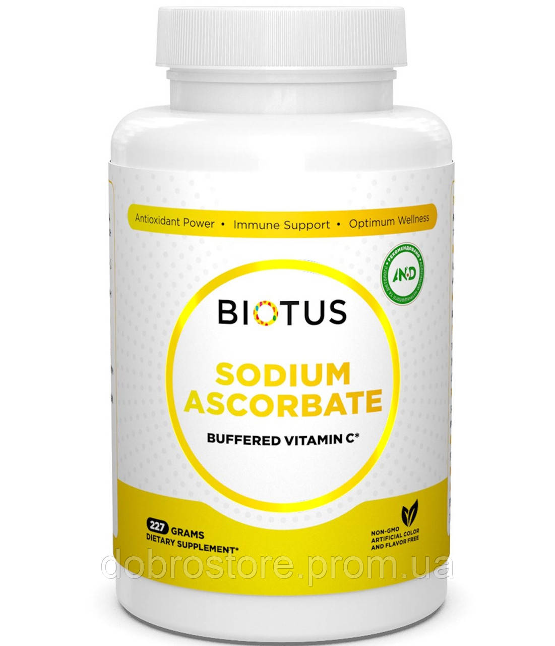 Купить Витамин C Biotus Sodium Ascorbate 227 g 181 servings BIO-530227 ...