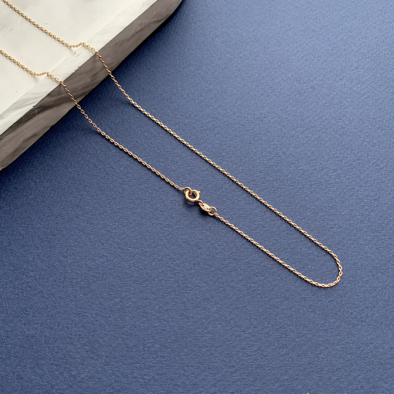 Цепочка на шею якорная из медицинского сплава. Длина 45 см. Ювелирная ...