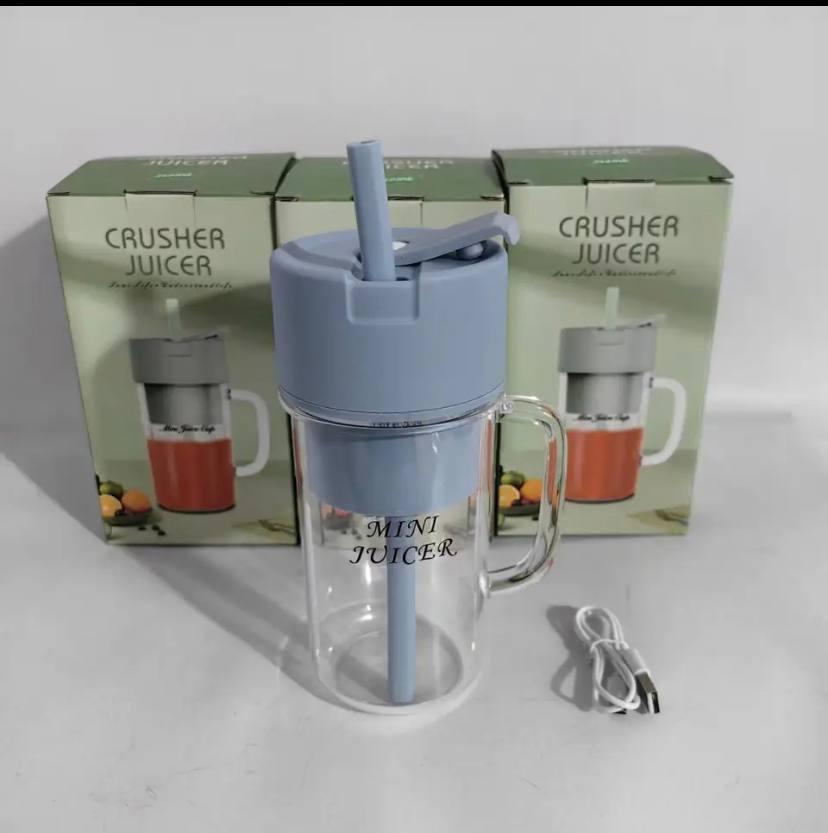 Портативный блендер-кружка CRUSHER JUICER LL-898, Блендер-кружка Crusher Juicer 340 мл (ID ...