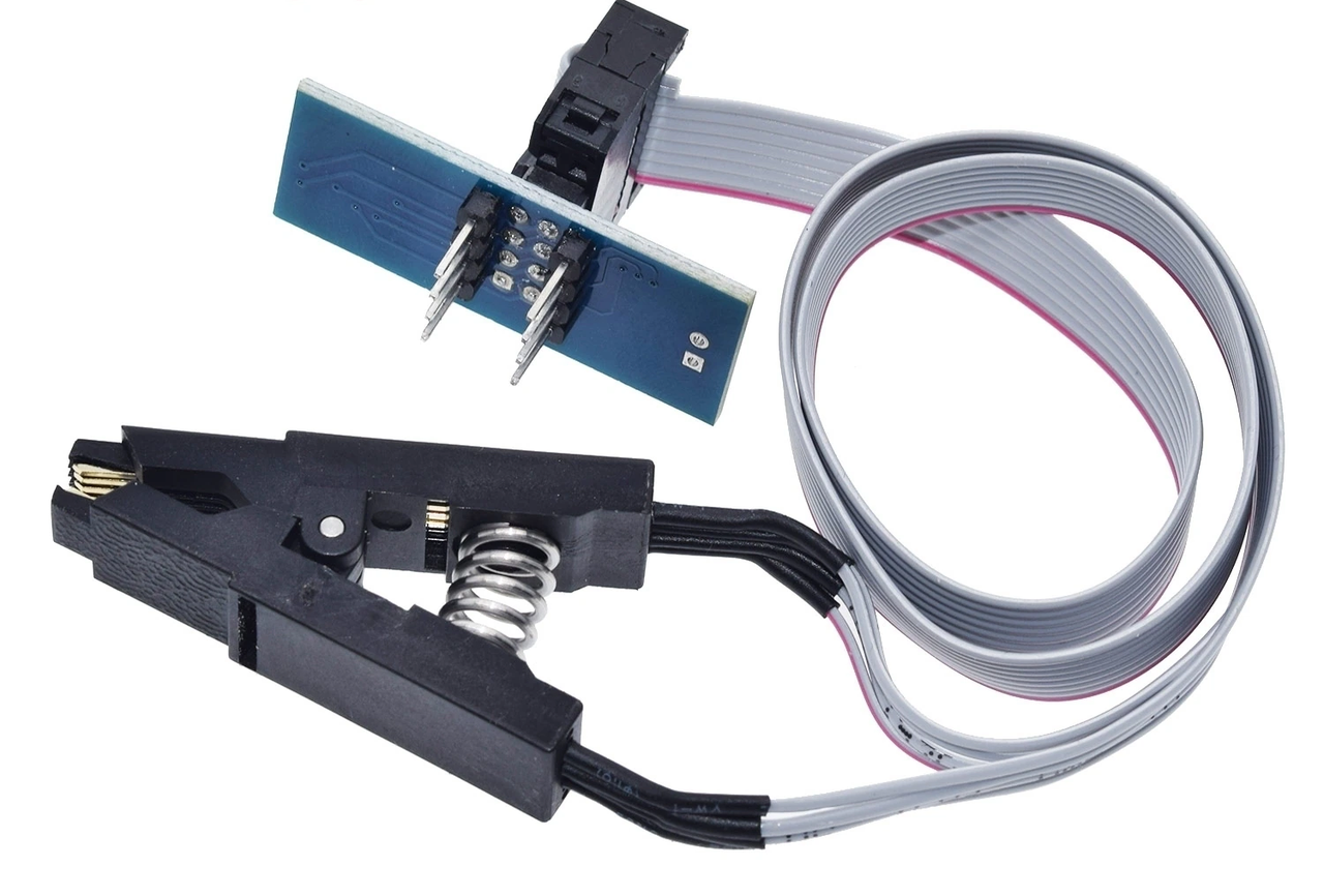 Купить Клипса прищепка программатора CH341A, цена 120 ₴ — Prom.ua (ID ...