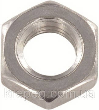 DIN 936 (EN ISO 4035, 8675) Гайка шестигранная низкая (с фаской ...