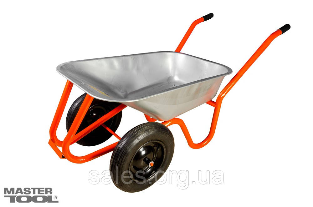Купить Тачка садово-строительная двухколесная MASTERTOOL 85 л 250 кг 79-9846 SC, код: 7233076 ...