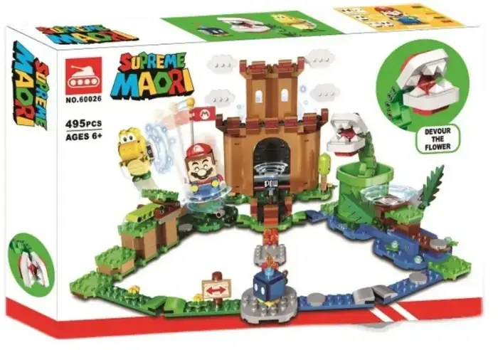 Купить Конструктор Марио 60026 (495) деталей "Super Mario" "Укрепленный ...