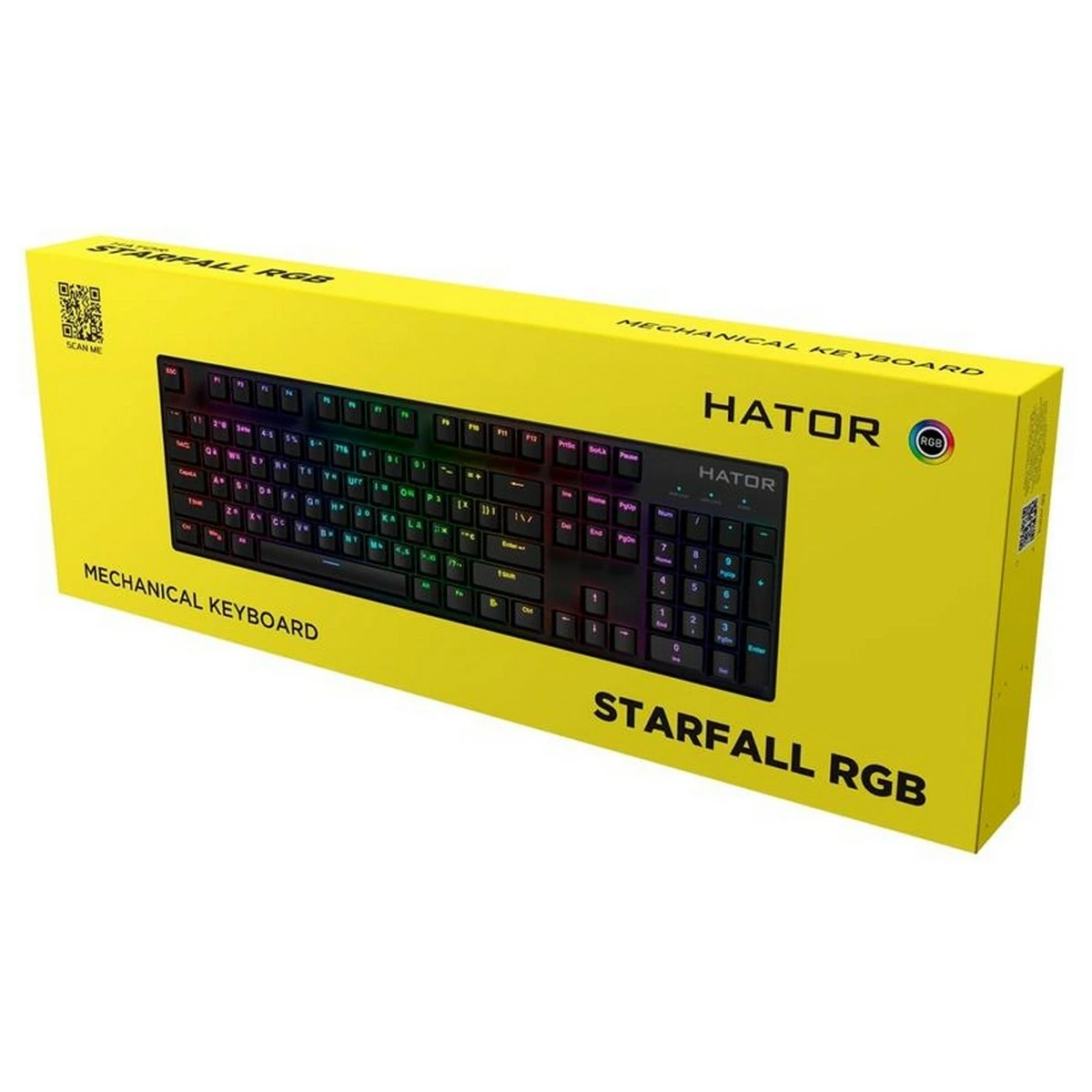 Купити Клавіатура Hator Starfall RGB Green swich (HTK-598), ціна 1366 ...