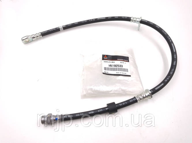 Тормозной шланг передний левый, оригинал MN102533 L200, Л200, PAJERO ...