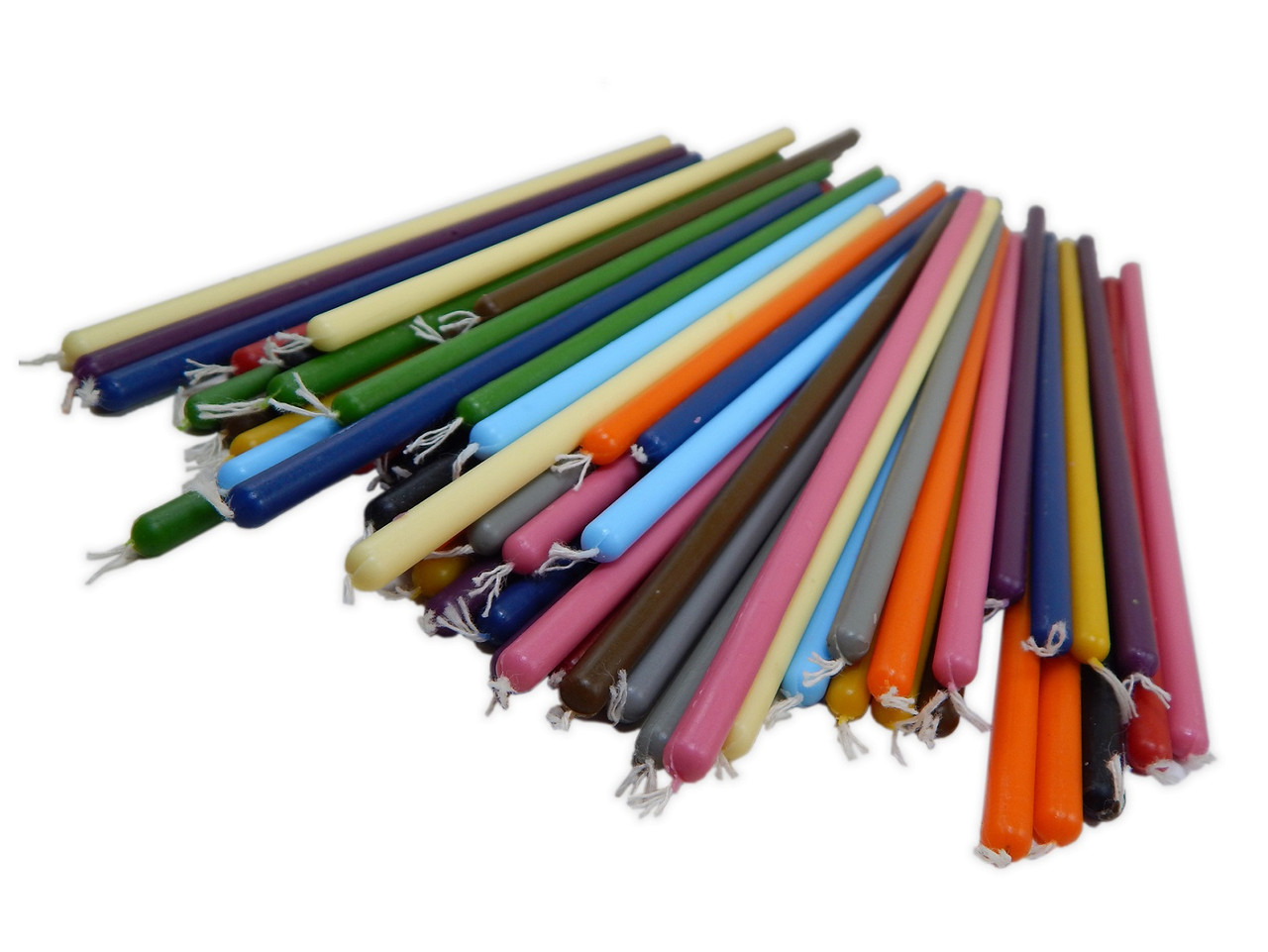 Купить Цветные восковые свечи 20 см 60 шт цена 231 ₴ — Prom Ua Id 1904343407