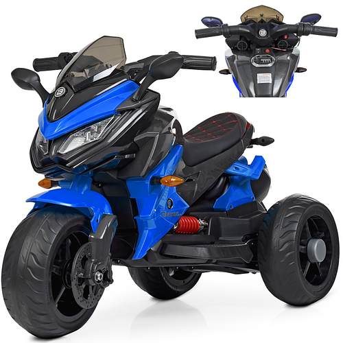 Детский мотоцикл на аккумуляторе электромотоцикл трехколесный Bambi M ...
