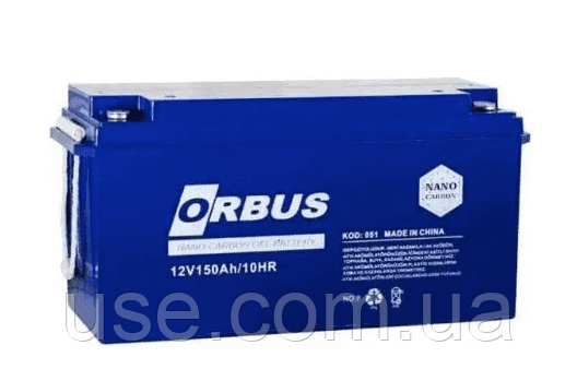Гелевый аккумулятор 12 V, Вольт, 150 AH, ач ампер часов для лодки ...