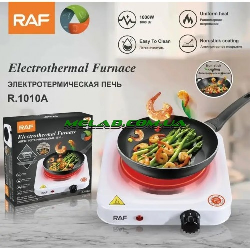 Плита электрическая RAF 8010B (1 конфорка, спираль). Настольная плита электро (ID#1904883454 ...