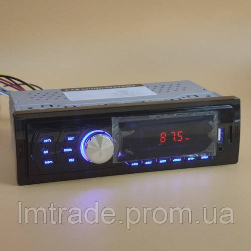 Автомагнітола Bluetooth 1801 з 2 виходами, USB, SD, FM, AUX (ID#1905016155), ціна: 531.20 ...
