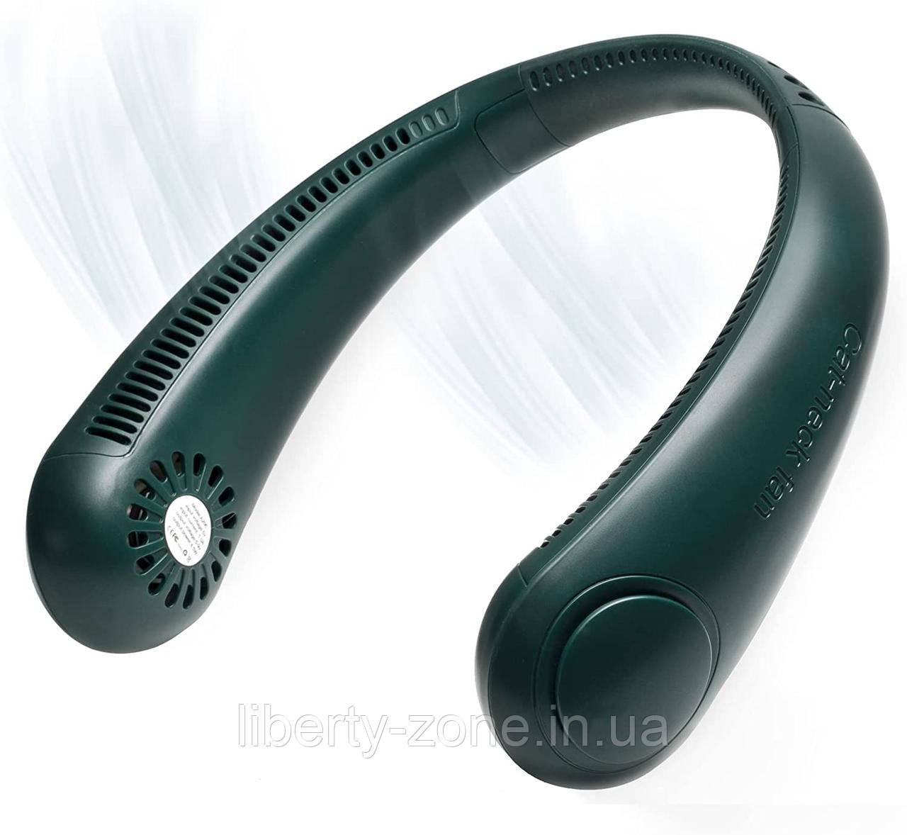Купити Гнучкий вентилятор Usb на шию Cat Neck Fan A206 Зелений