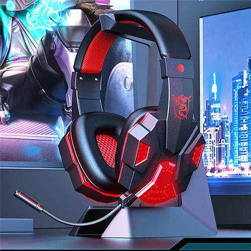 Купить 2в1 Игровые проводные и блютуз наушники с подсветкой и ...