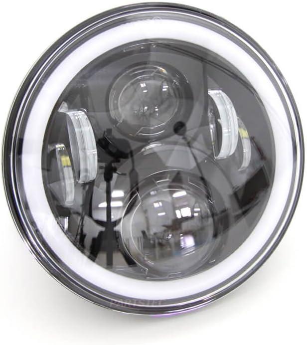 Фара ВАЗ 2106 Led универсальная 5.75 дюймов ангельские глазки (ID ...