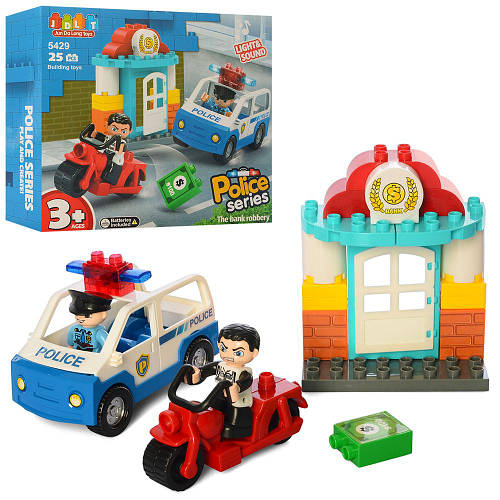 Купить Конструктор Полиция Ограбление банка JDLT 5429 (25 деталей), цена 425 ₴ — Prom.ua (ID ...