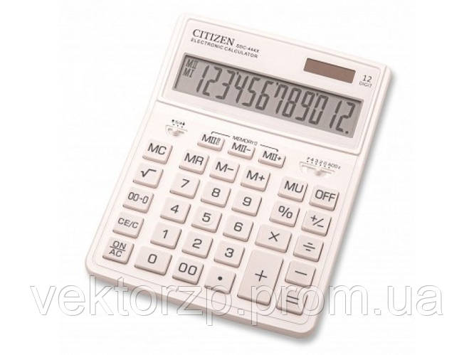 Купить Калькулятор CITIZEN SDC444XRWHE-white, цена 667.81 ₴ — Prom.ua ...