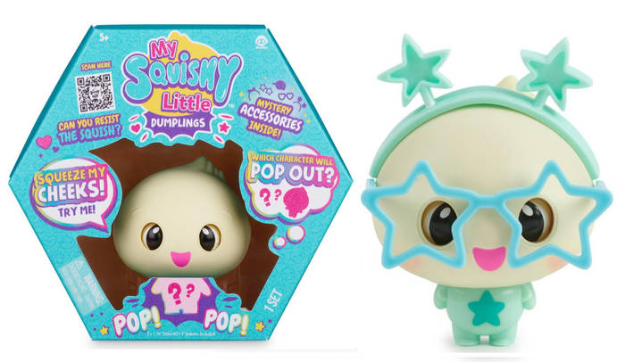 Интерактивная кукла My Squishy Little Dumplings Dip Пельмень-сквиши ...
