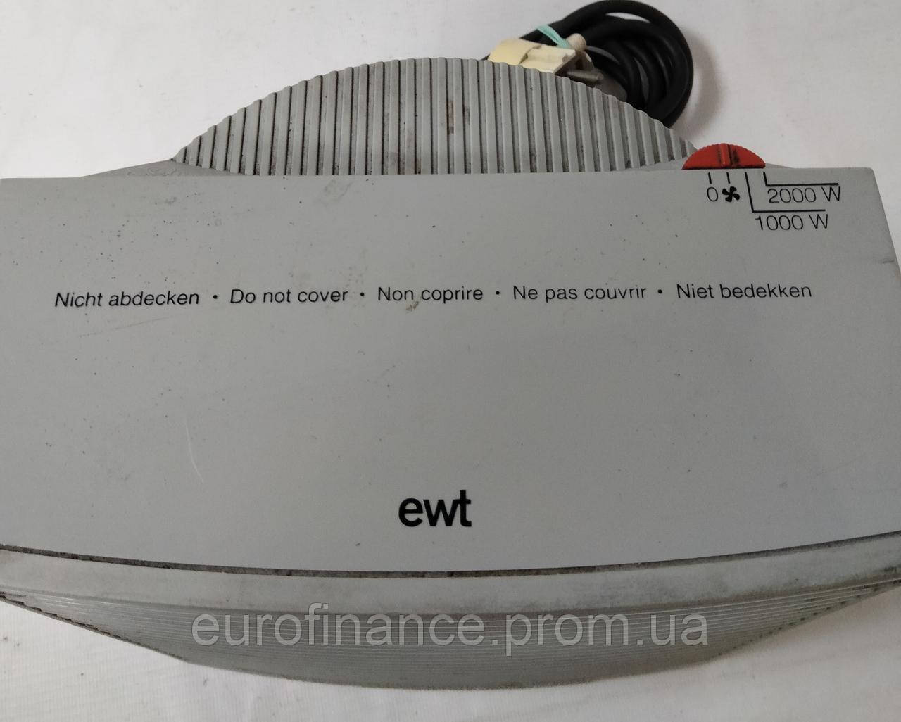 Купить Обігрівач EWT Clima 01 S 2000W, цена 290 ₴ — Prom.ua (ID#1905322793)